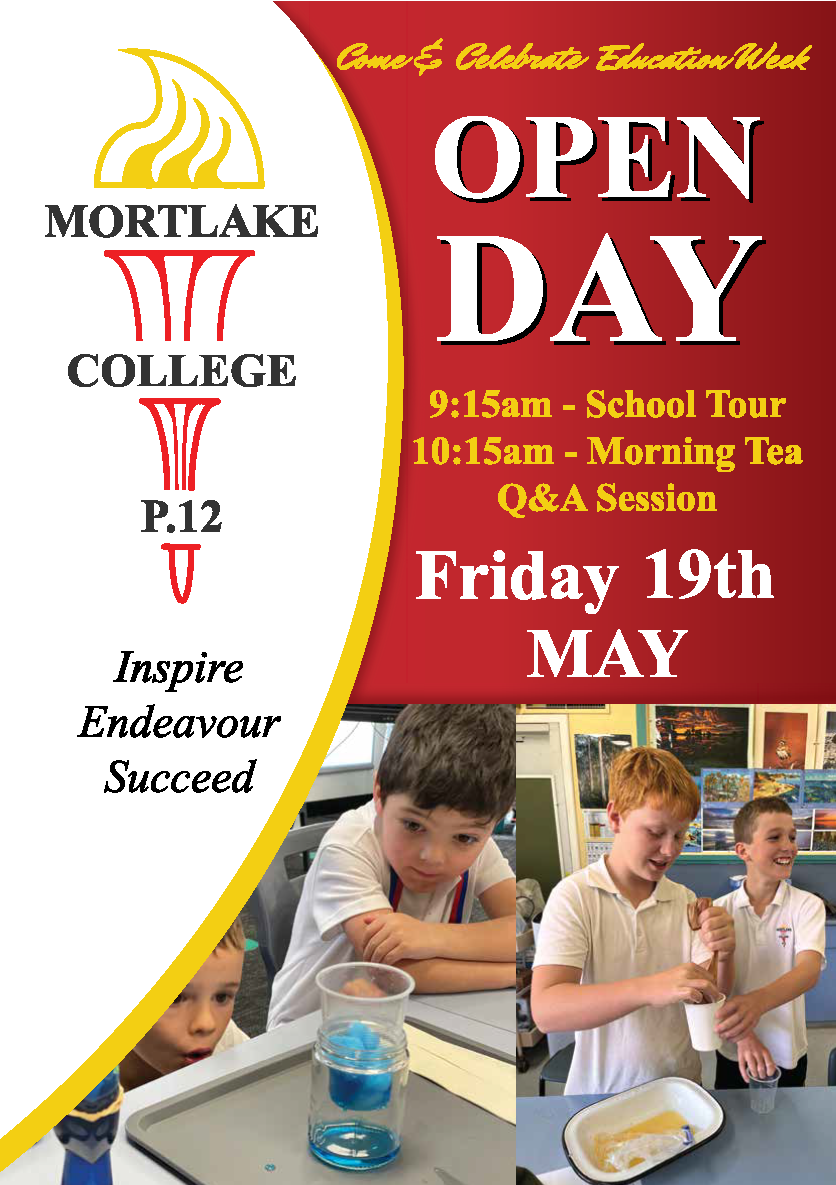 Mortlake College Open Day - Friday 19th May